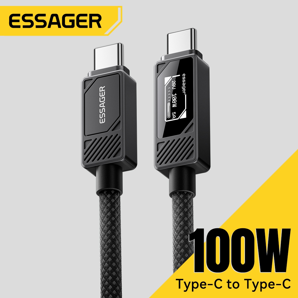 Essager 100W 7A USB A Type CTo Type C PD สายชาร์จเร็วชิป E-Marker ในตัว ...