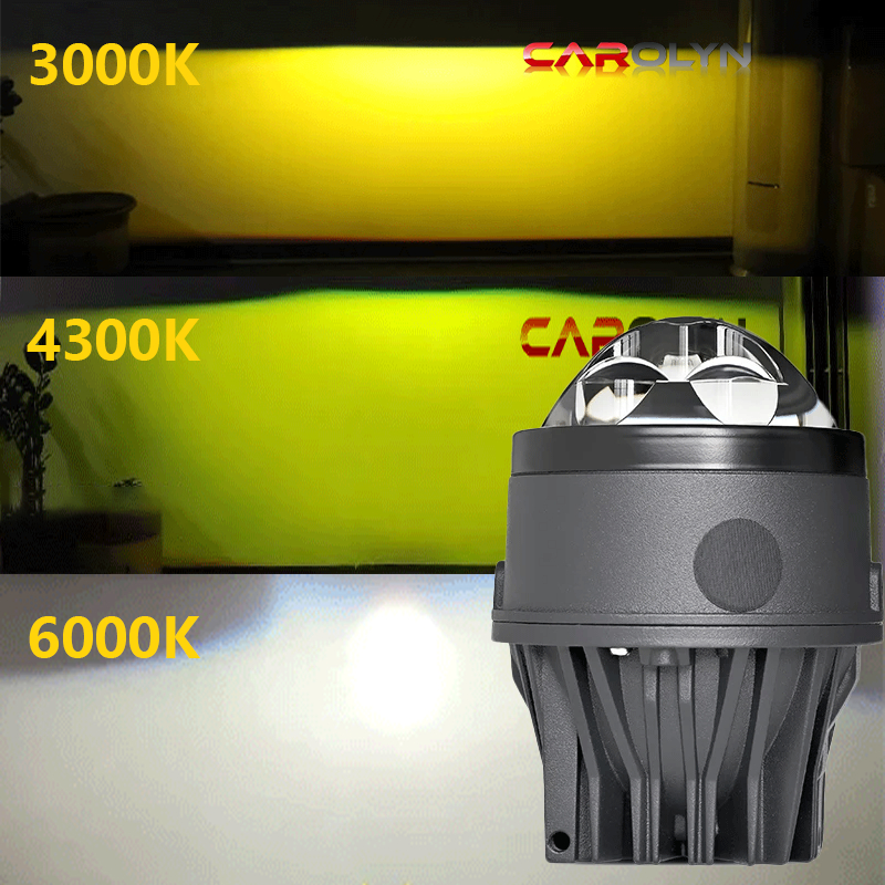 Carolyn 3 นิ้ว Dual Laser ไฟหน้ารถไฟตัดหมอกเหมาะสําหรับ dmax/Toyota ...