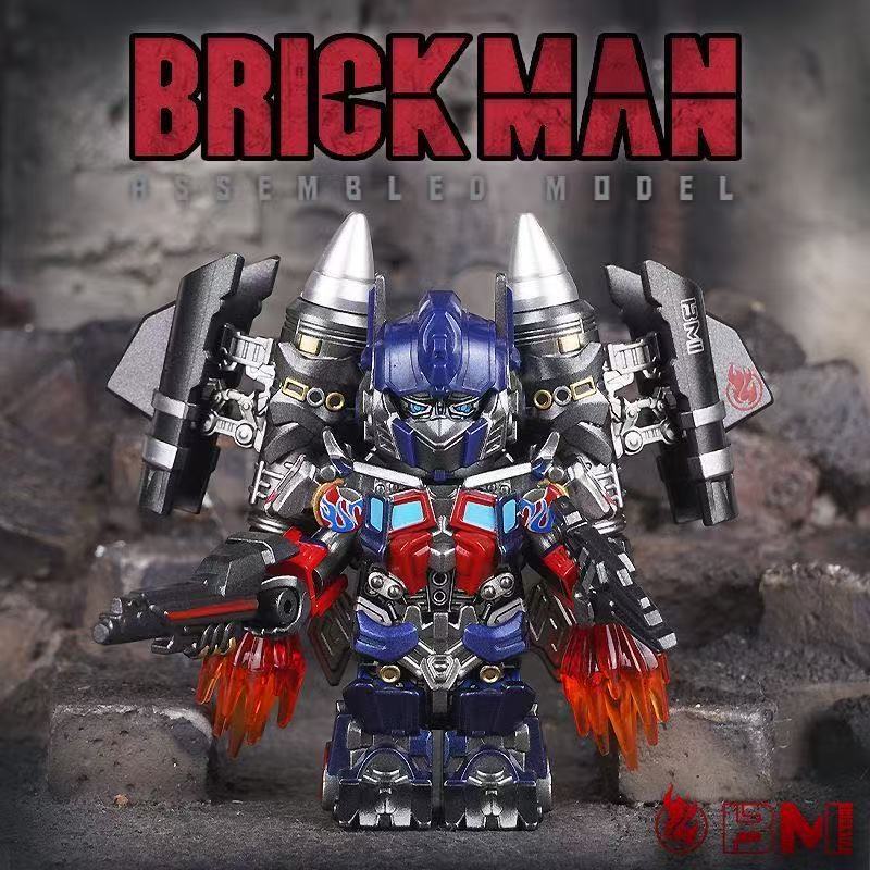 KKnagT BRICK MAN Transformers Skyfire Optimus Prime Blockman ประกอบของ ...