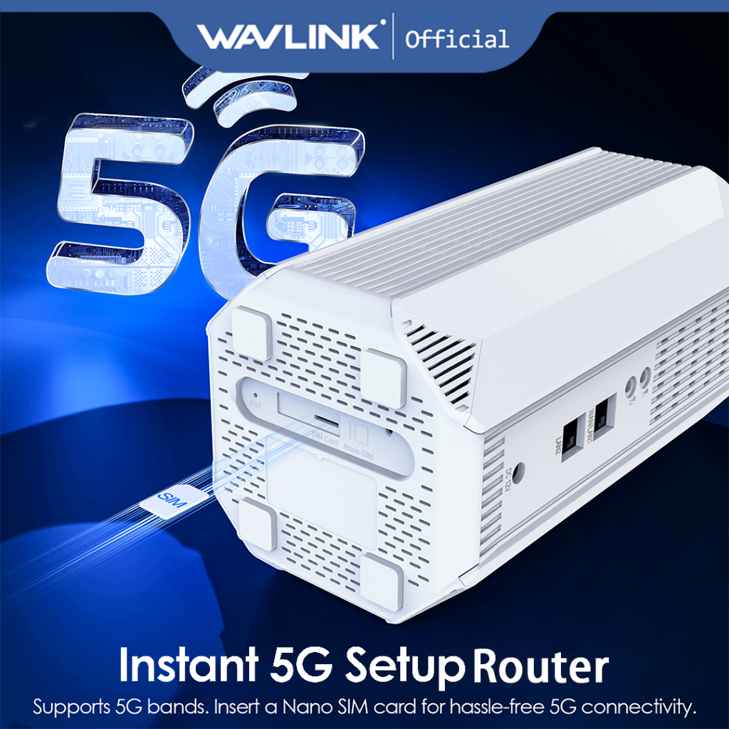 Wavlink AX3000M Dual Band 5G 2.4G NR CPE Mesh Router Wifi 6 Router ...