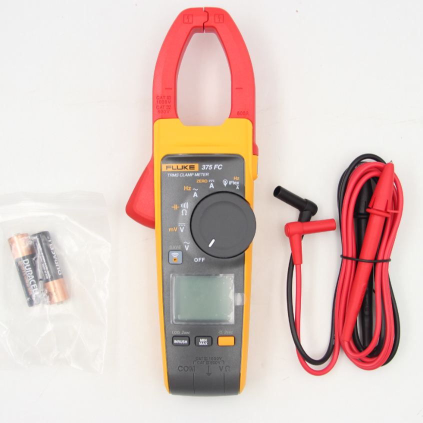Fluke 375 FC True-RMS แคลมป์มิเตอร์ AC/DC 600A แคลมป์มิเตอร์ F375FC ...