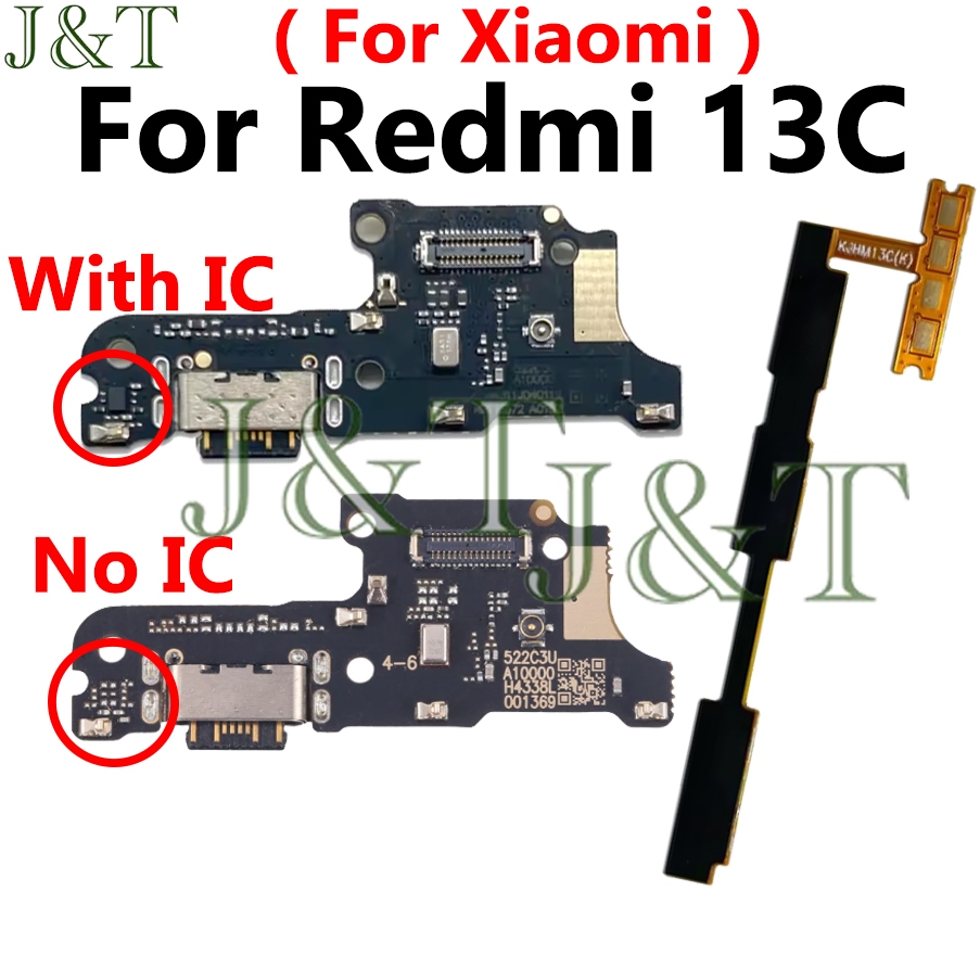 สําหรับ Xiaomi Redmi 13C Fast USB แท่นชาร์จ Charger พอร์ตไมโครโฟน ...
