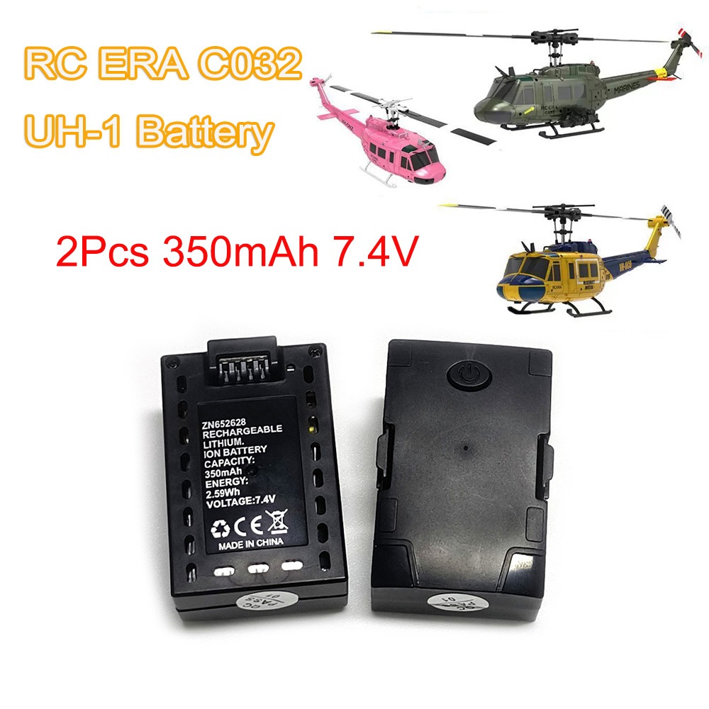 RC ERA C032 RC เฮลิคอปเตอร์ 350mah 7.4V 2.59Wh แบตเตอรี่ Lipo | Shopee ...