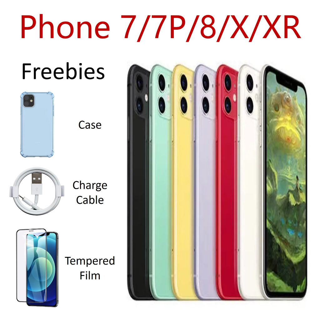 【โทรศัพท์มือถือมือสอง】 95 โทรศัพท์มือถือของแท้ 6S/6SP/7/7P/8/X/XR 64G ...