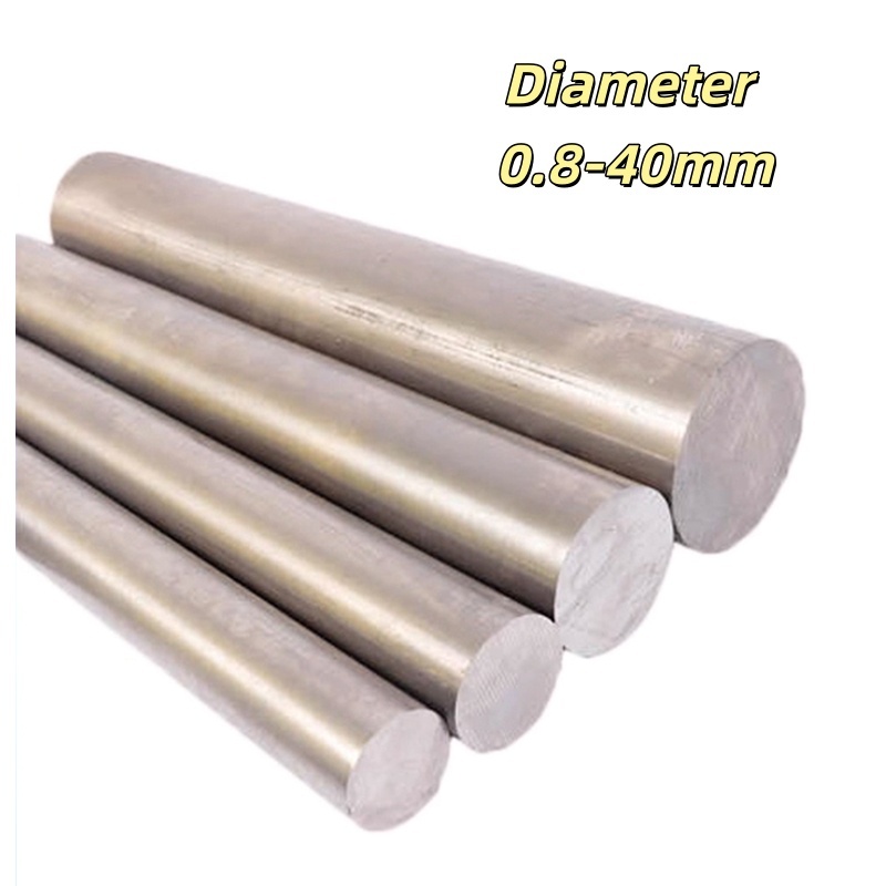 TC4 Titanium Alloy Rod TA1/TA2 Pure Titanium Rod เส้นผ่านศูนย์กลาง 0.8 ...