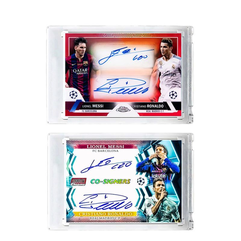 Messi&Ronaldo Homemade Star Card \Signature Star Card\Refractive Card ...