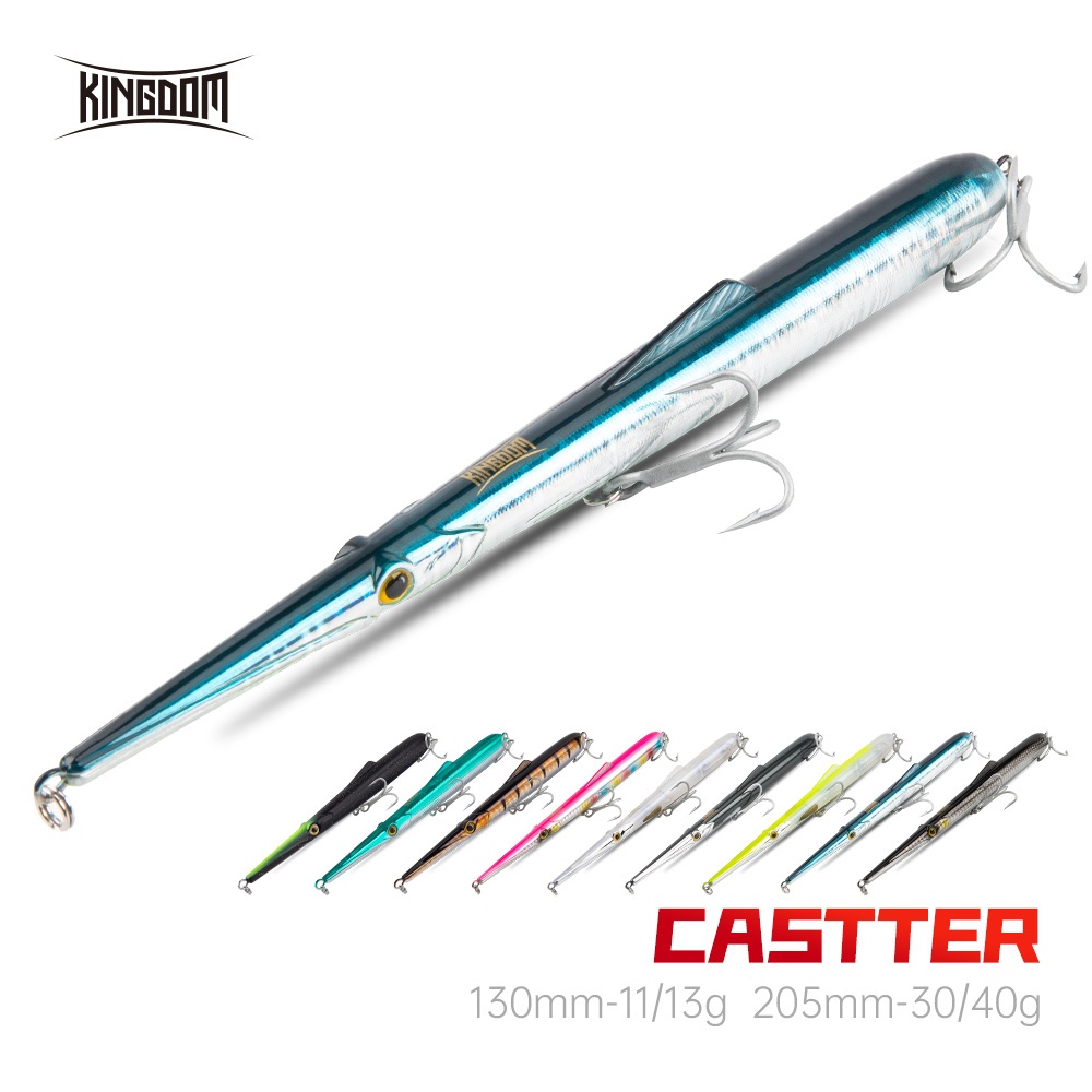 Kingdom CASTER ตกปลา Lure 130 มม.11g/13g 205 มม.30g/40g Sinking ...