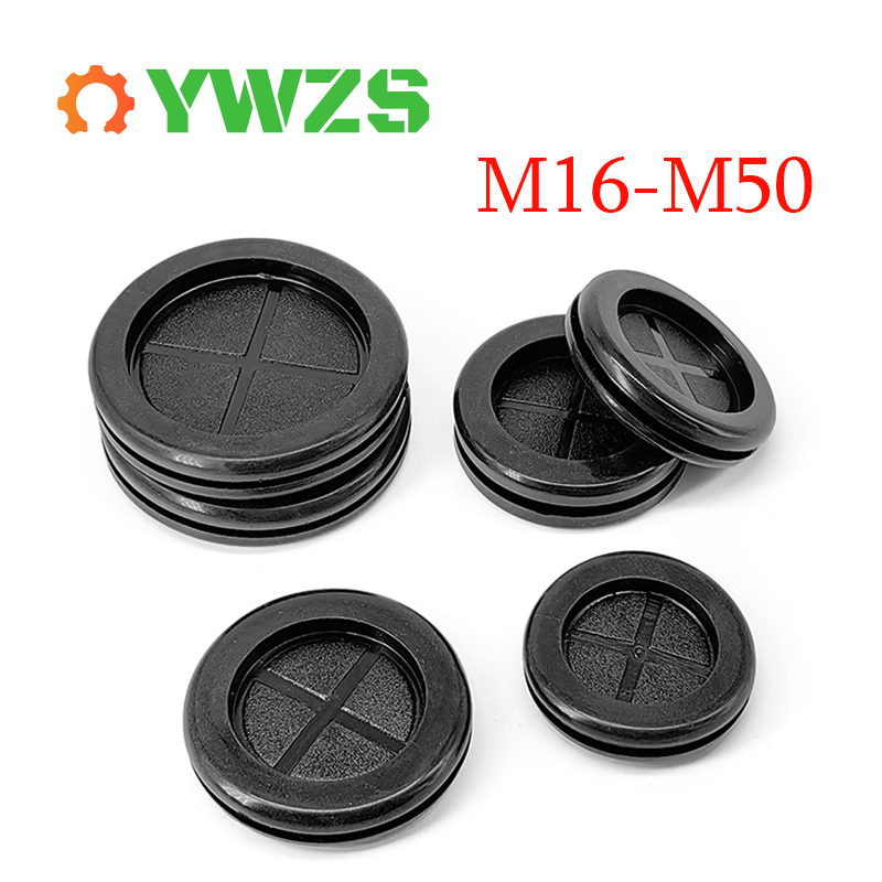 M16-M50 ปลั๊กซิลิโคนทรงกลมและชุดจุกรูสกรู-ยาง Grommet ฝาครอบ,ปะเก็นซีลโ ...