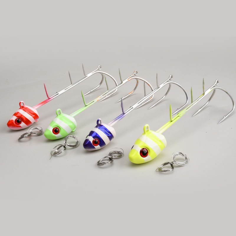 TEASER【J69A】60g 80g 100g Tenya Hairpin Jigging Lure ปลาแสง ตกปลาเรือ ตก ...