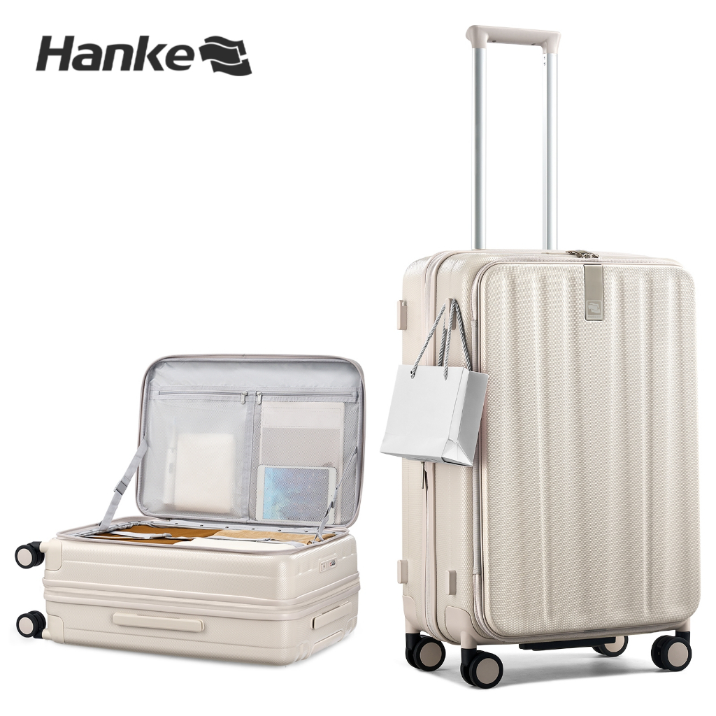 Hanke Hard Case ขยาย 8 ล้อ Spinner กระเป๋าเดินทาง Underseat (16/20/24 ...