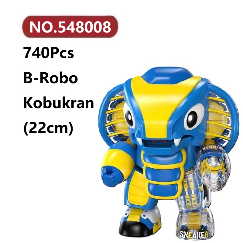 B-Robo B-โรโบ โมเดลประกอบแล้ว 740ชิ้น Feimibox Figure ของเล่นจิ๊กซอว์ ...