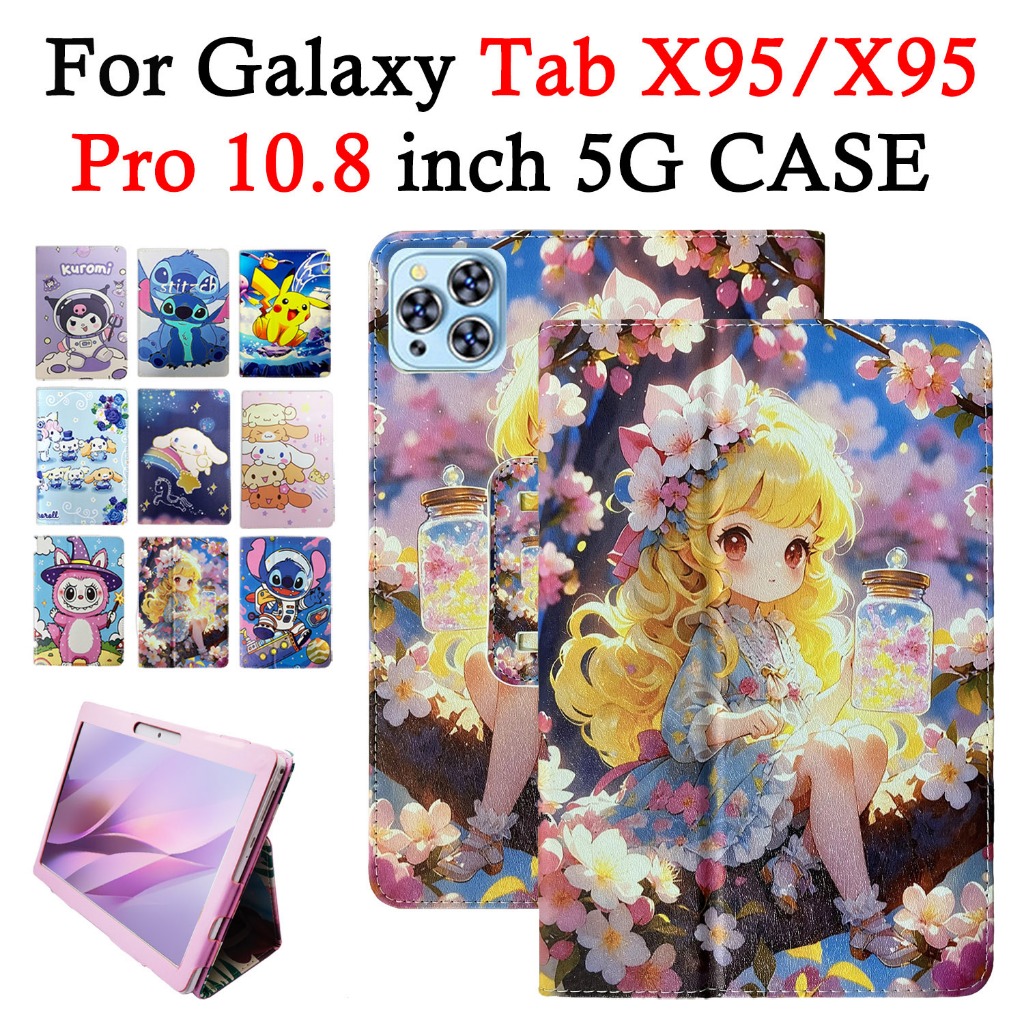 สําหรับ Galaxy Tab X95 2024 10.8 นิ้วน่ารักการ์ตูน X95 Pro 5G คุณภาพสูง ...