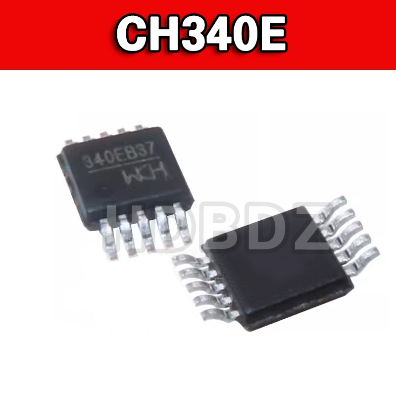 2~5PCS CH340E MSOP10 ขนาดเล็กชิปสั่นสะเทือนคริสตัลในตัว IC SMD | Shopee ...