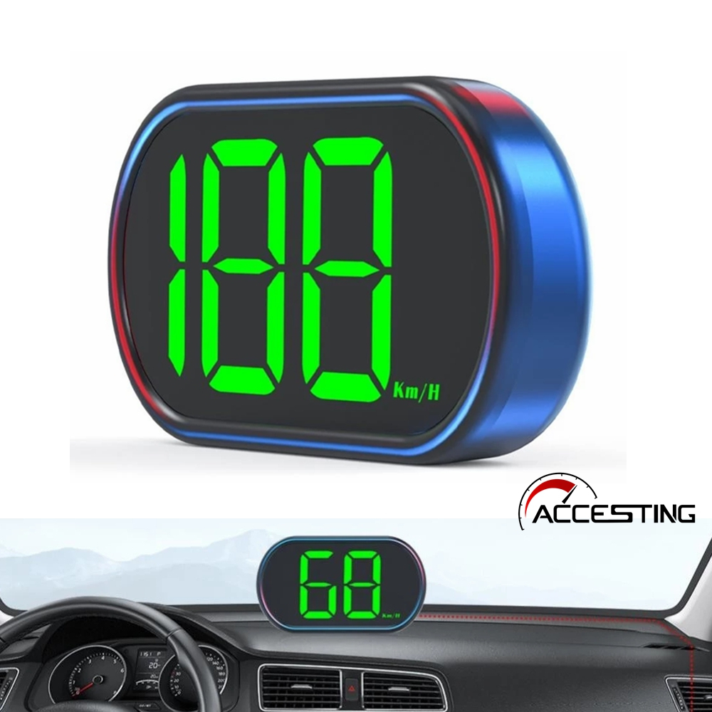 HUD Car Head-up Display, Digital Speedometer KM/H GPS Multi-function ...