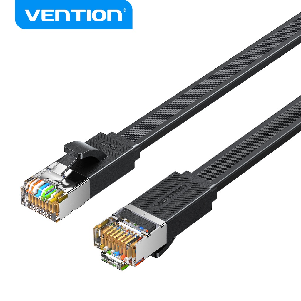 Vention Cat7 Shielded Patch Cable 10Gbps สายอีเธอร์เน็ตแบนความเร็วสูง ...