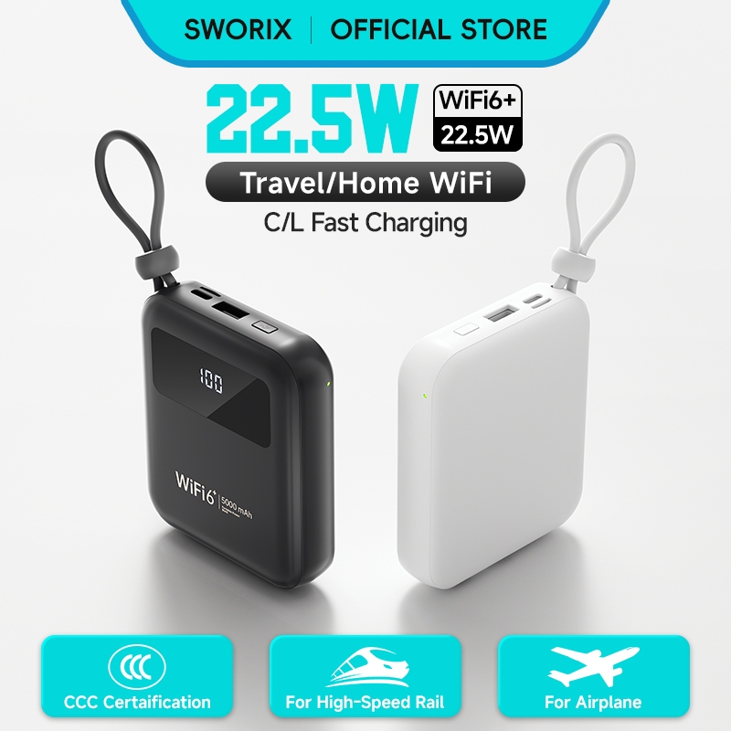 Sworix Pocket Travel WiFi Global Wireless Hotspot Mini Mobile WiFi ...