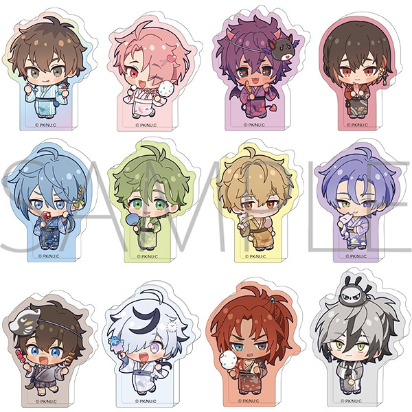 NU Carnival Chibi Yukata ขาตั้งอะคริลิคและพวงกุญแจ Eiden Quincy (เทศกาล ...