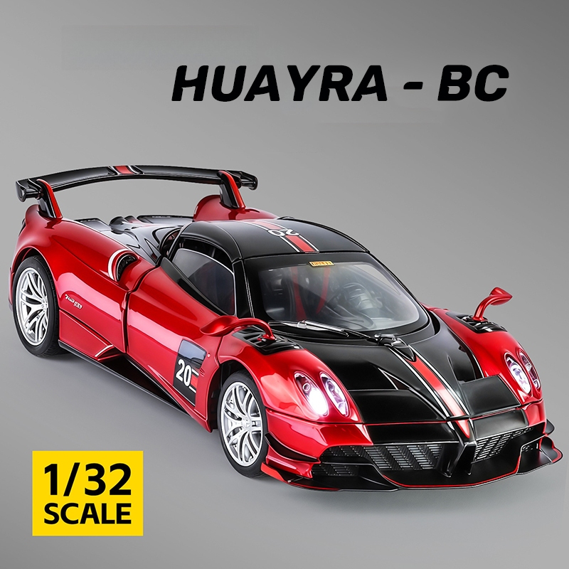 1:32 Scale Pagani Huayra BC makeda รถรุ่น Light & Sound Effect รถ ...