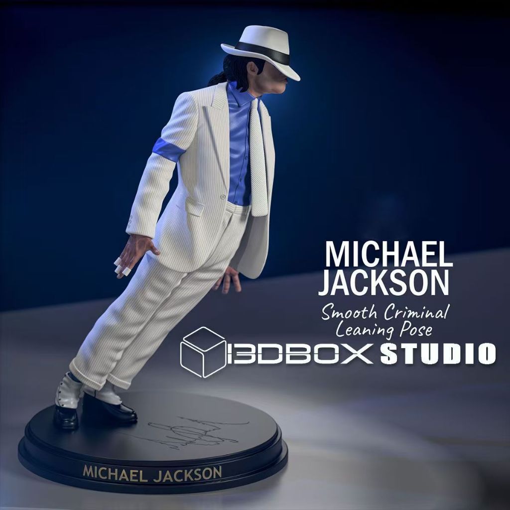 Exclusive Michael Jackson Tilt POS Modeling High Precision Figure White ...