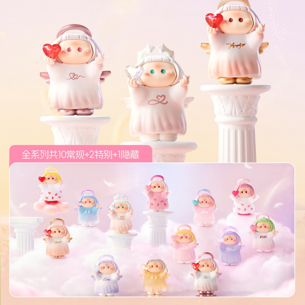 🚚พร้อมส่ง🚚(ยกBOX!!)=10 ชิ้น MINISO YouYou-chan Ring Cupid Series Blind ...