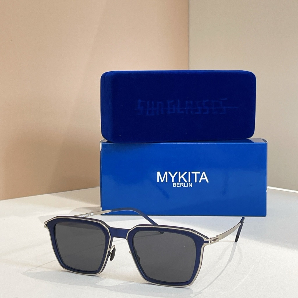 MYKITA EMBERS Cat Eye Square แว่นกันแดดนิยม Unisex ป้องกันรังสีUV ...