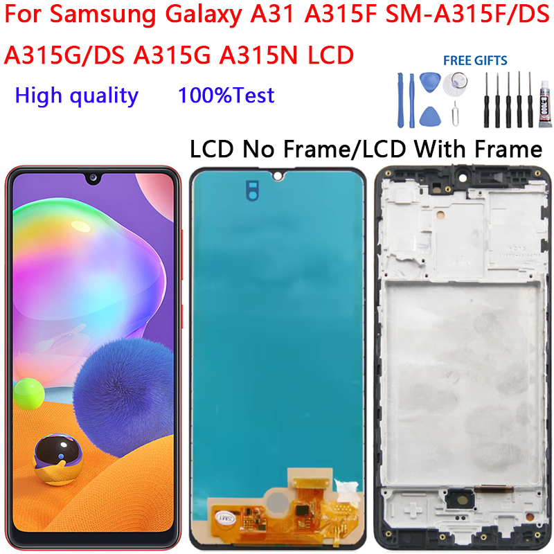 สําหรับ Samsung Galaxy A31 A315F SM-A315F/DS A315G/DS A315G A315N จอ ...