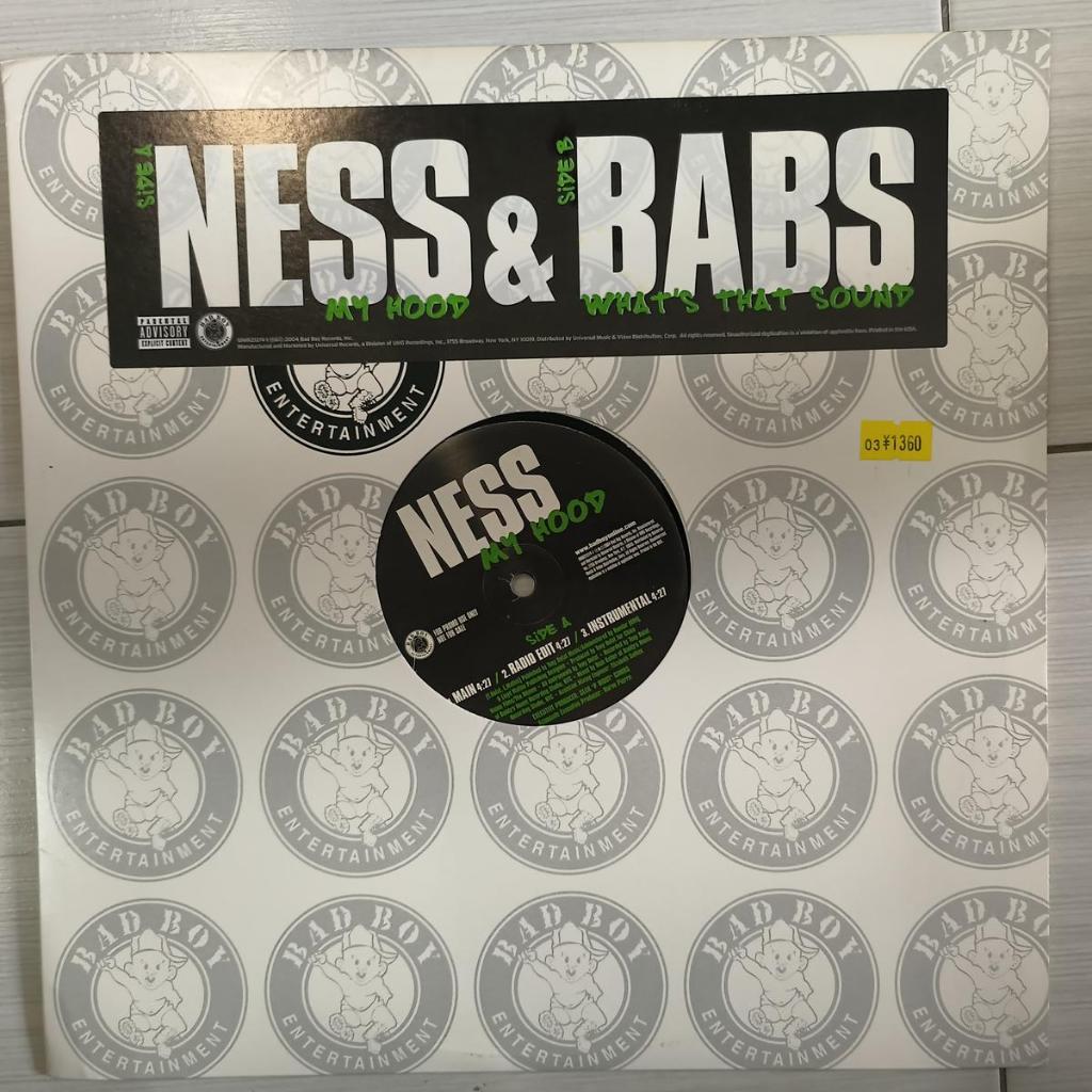 Ness* & Babs – My Hood / เสียงที่ไหน HIP HOP 2004 VINYL LP | Shopee ...