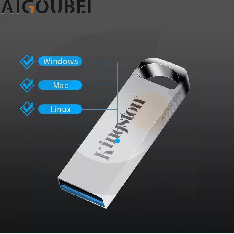Kingston Mini Metal ไดรฟ์ความเร็วสูงกันน้ํา USB 3.0 แฟลชไดรฟ์ 1GB 2GB ...