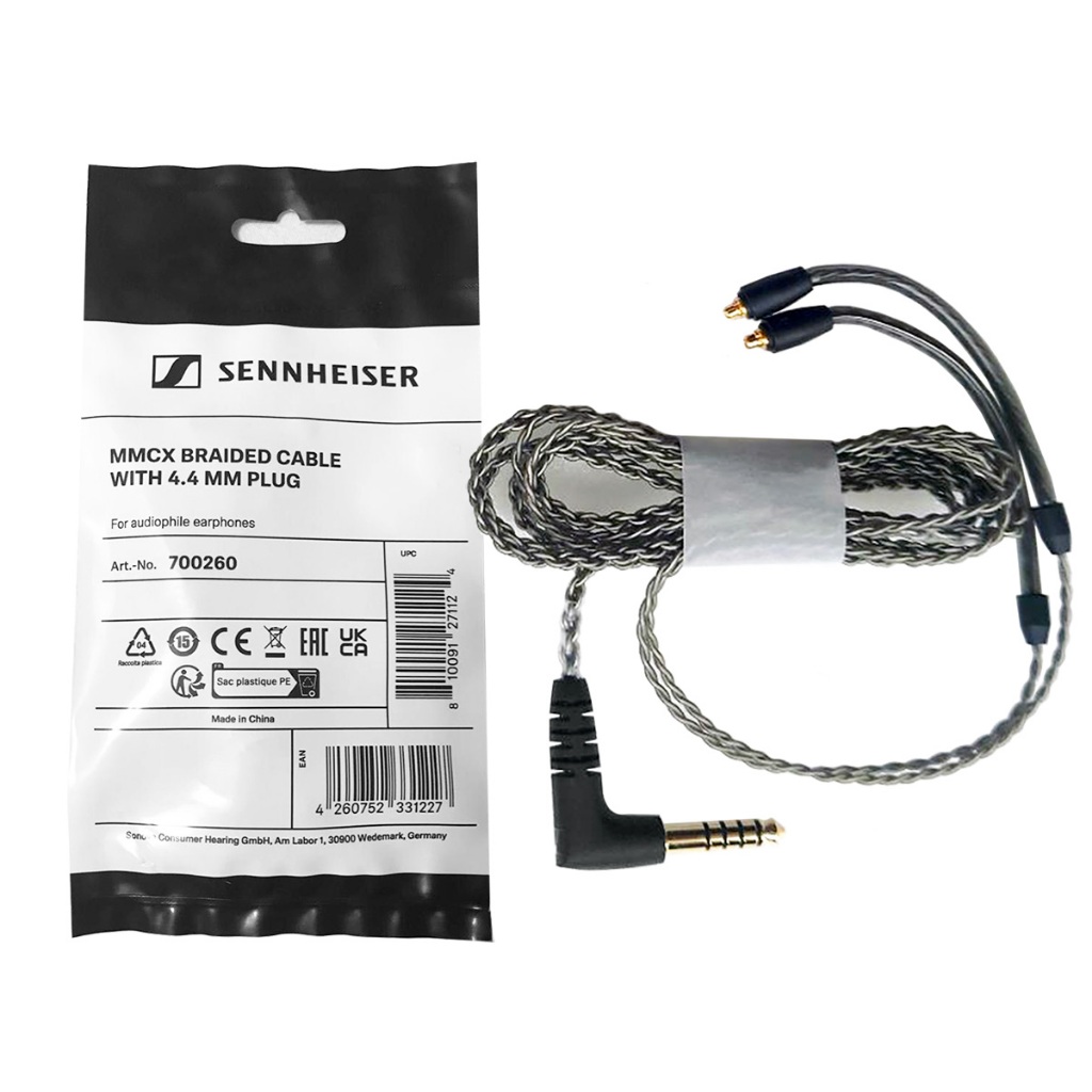 Sennheiser MMCX Braided Balanced Cable with 4.4mm Plug (700260) for IE ...