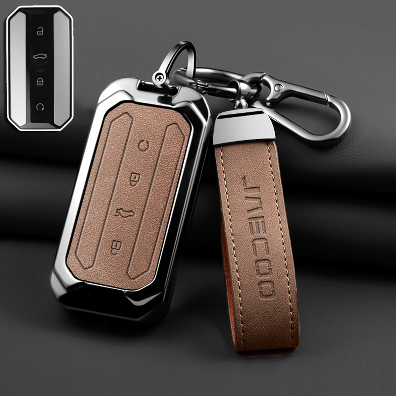 ฝาครอบกุญแจรถสําหรับ Jaecoo J5 EV Jaecoo 5 EV Key Fob กุญแจรถป้องกัน ...