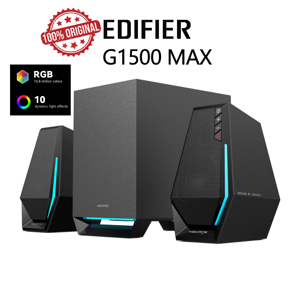 Edifier G1500 MAX ลำโพงเกมมิ่ง 2.1 แชนเนล ลำโพงตั้งโต๊ะพร้อมซับวูฟเฟอร์ ...