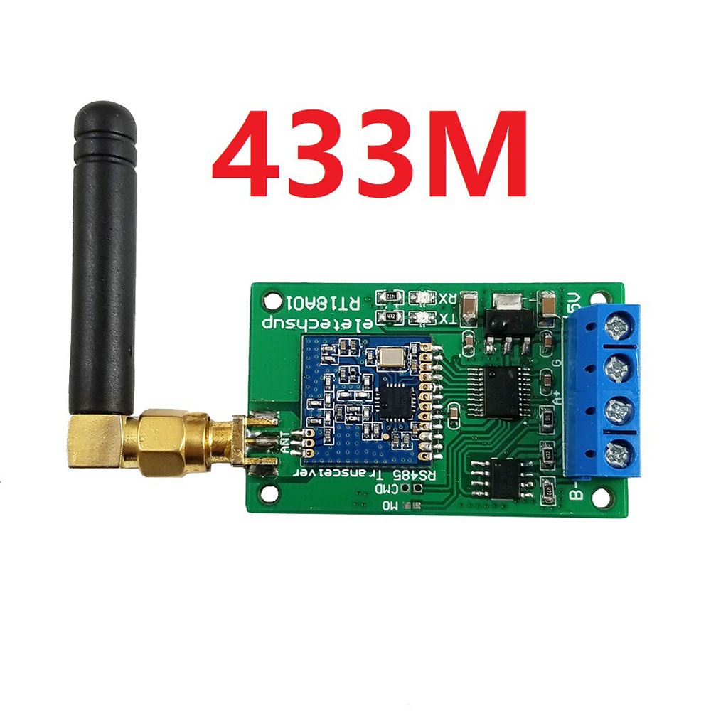 ใหม่ RS485 Transceiver Wireless Repeater 485 Master Slave ควบคุม 433M ...