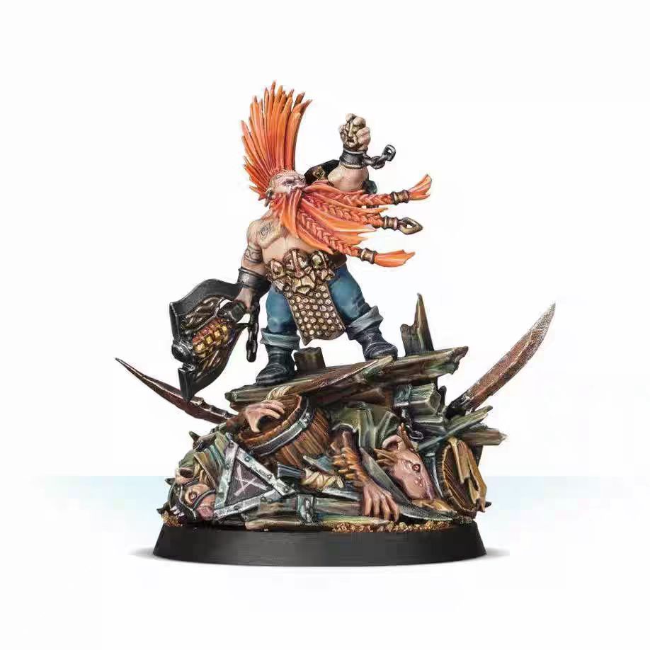 25759 โมเดลเรซิ่น สีขาว รุ่น F103 AOS Dwarf Red Flame Butcher Gorec ...