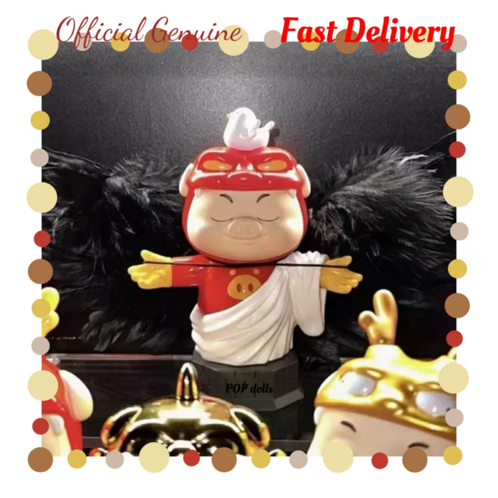 แท้ Piggy Hero MBT116 บุคลิกภาพ Series กล่องตาบอด Figurine - Pig God ...