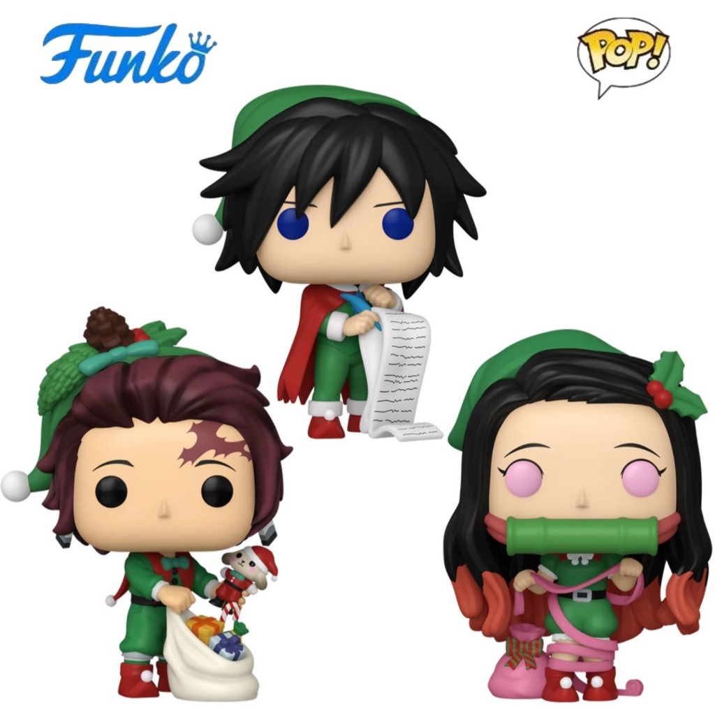 Funko POP Demon Slayer Demon Slayer คริสต์มาสคริสต์มาส Tanjirou Nezuko ...
