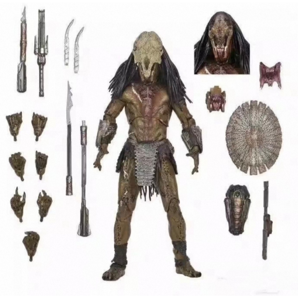 Neca Predator Bone Surface Rampage Gold Label ของแท้ First Edition Non ...