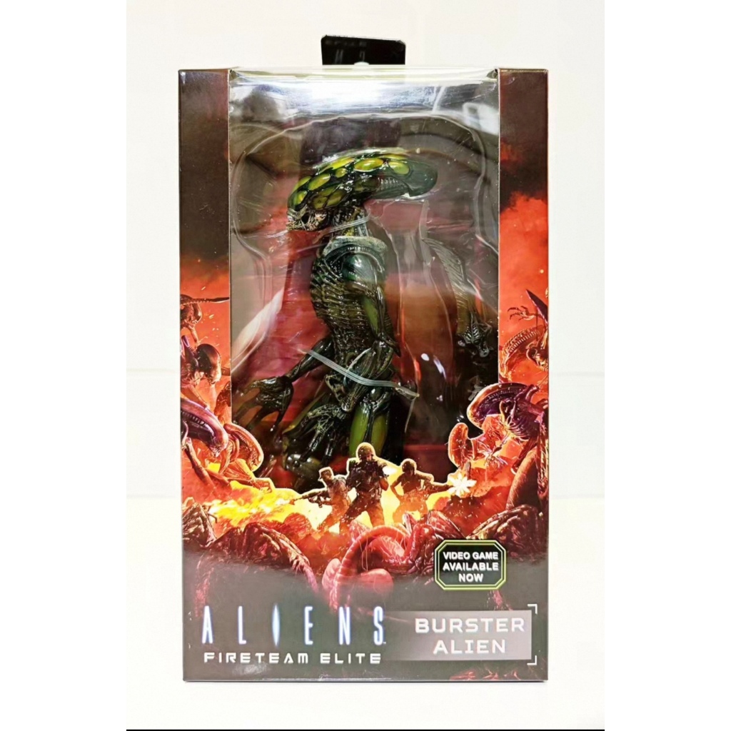 Neca Alien Gunpower Squad Self-Blasting Predator Enemy Gold Label ของ ...