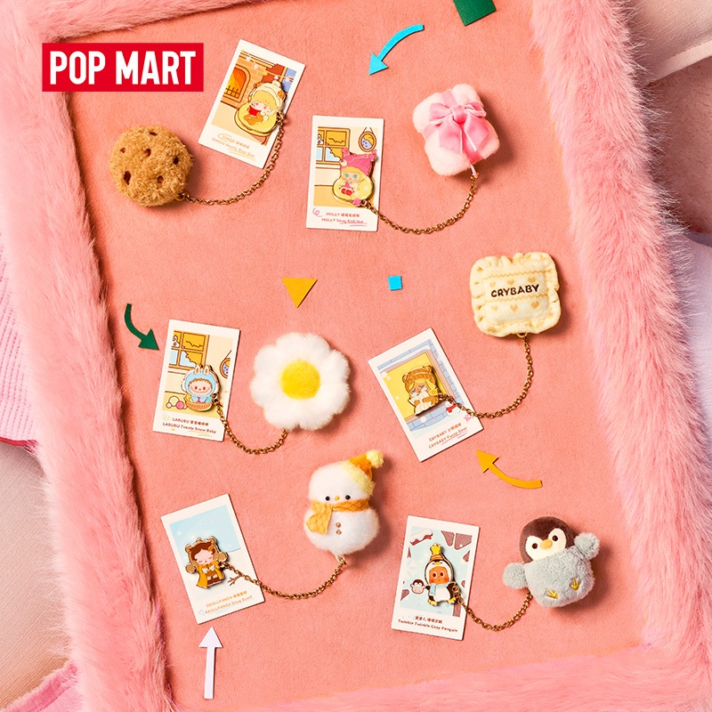 POP MART POP BEAN Fluffy & Cozy Series-Fridge Magnet Blind Box | Shopee ...