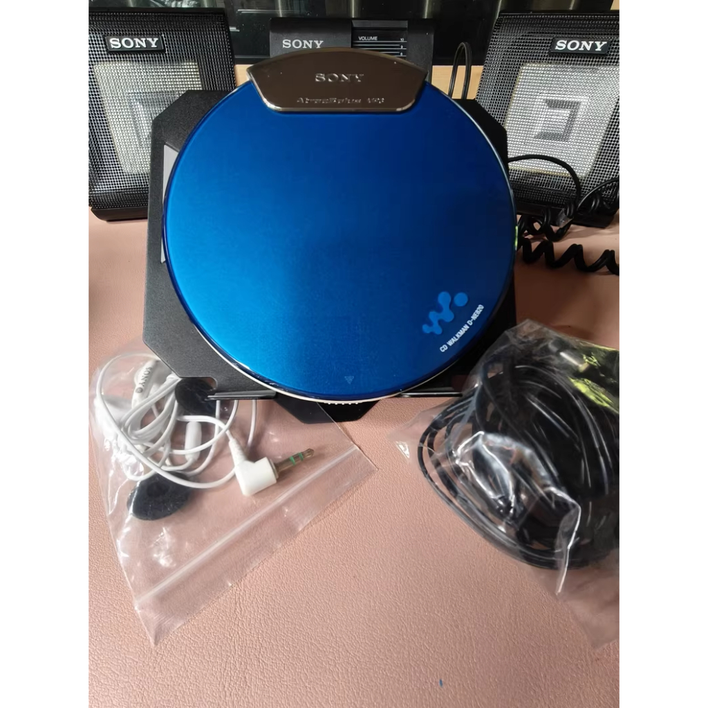 เครื่องเล่นซีดีแบบพกพา Sony NE820 สีฟ้า | เสียงความละเอียดสูง | ระบบ ...