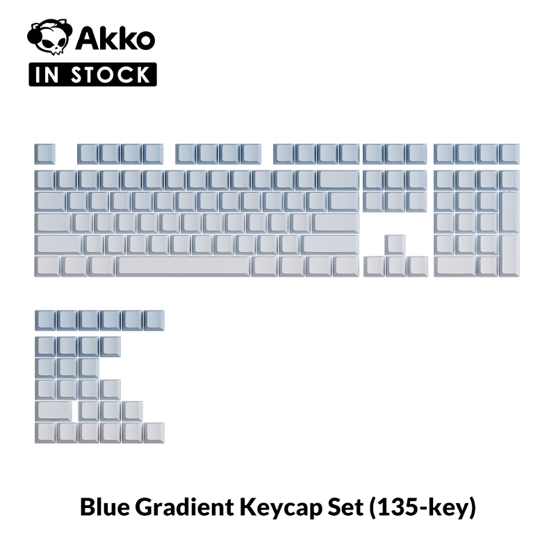 Akko Blue Gradient Keycap Set (135-key) | Shopee Thailand