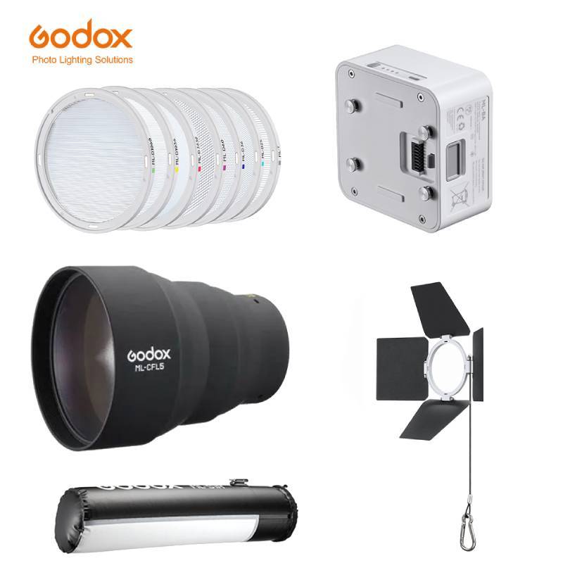 Godox ML80BI/ML150BI อุปกรณ์เสริมไฟ LED แบบพกพาสําหรับ ML-Z ML-B4 ML-D ...