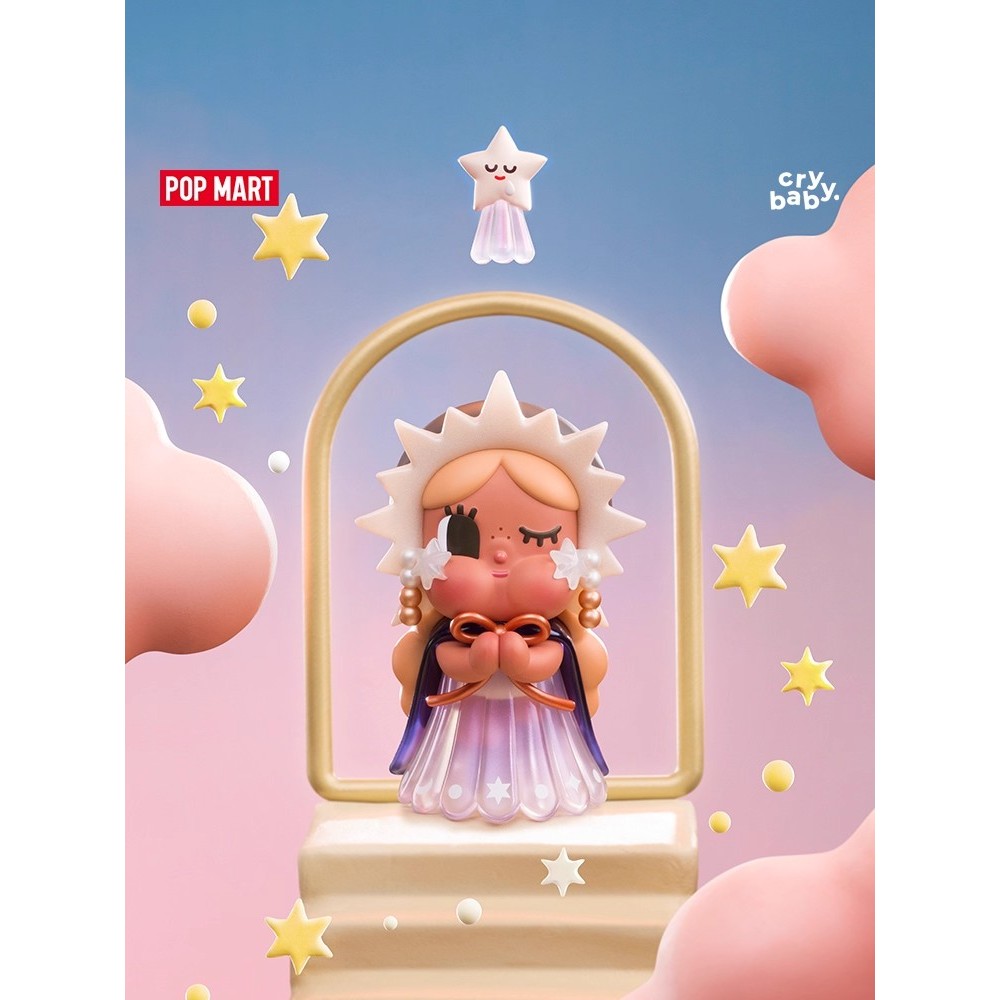 POPMART CRYBABY "The Runaway Moon" Series Blind Box Collectible ...