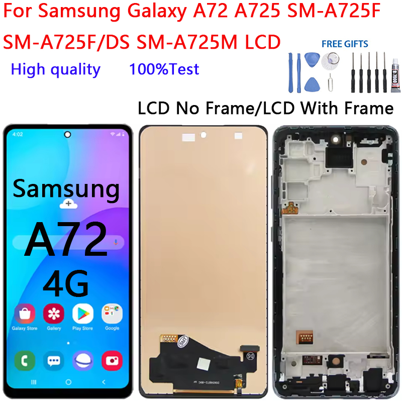 สําหรับ Samsung Galaxy A72 A725 SM-A725F SM-A725F/DS SM-A725M จอแสดงผล ...