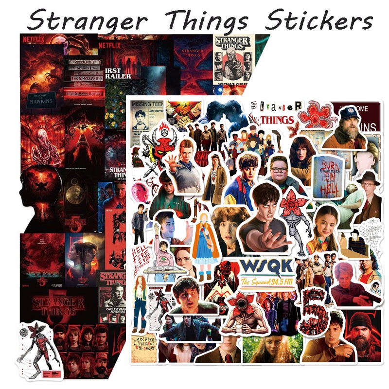 สติ๊กเกอร์ Stranger Things กันน้ํา Diy สติ๊กเกอร์ Eleven Mike Dustin ...