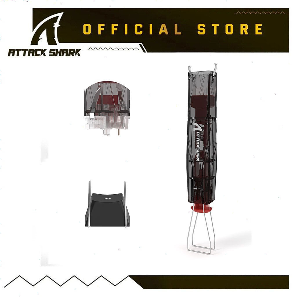 ATTACK SHARK KS01 KEYCAP & SWITCH PULLER 2-in-1 Keycap Puller และ ...