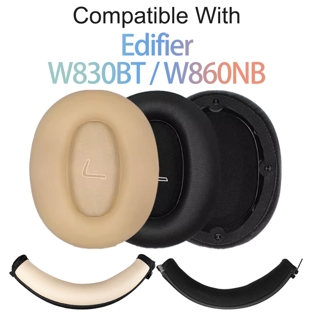 เปลี่ยนแผ่นรองหูฟังสําหรับ Edifier W830BT W860NB หูฟังแถบคาดศีรษะ ...