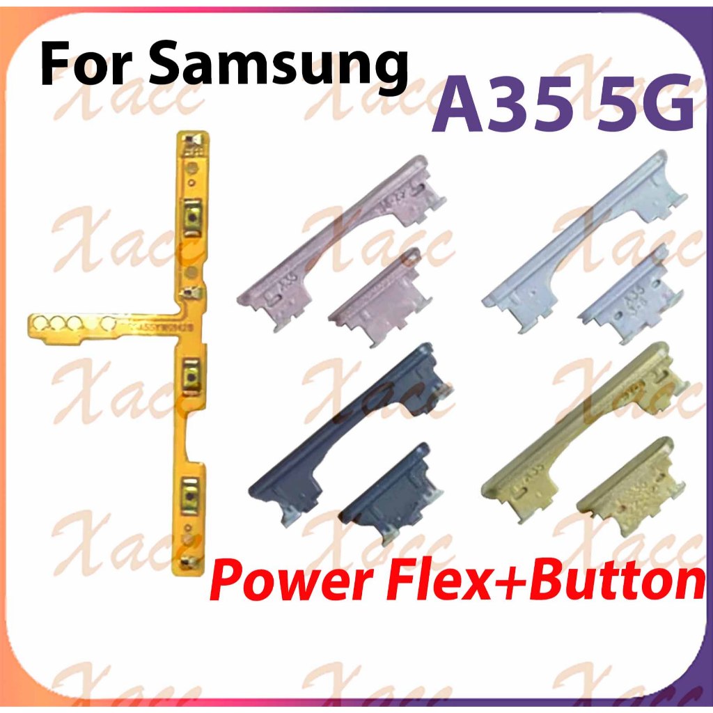 สําหรับ Samsung Galaxy A35 5G ปุ่มปรับระดับเสียงสายไฟ Flex Cable พร้อม ...