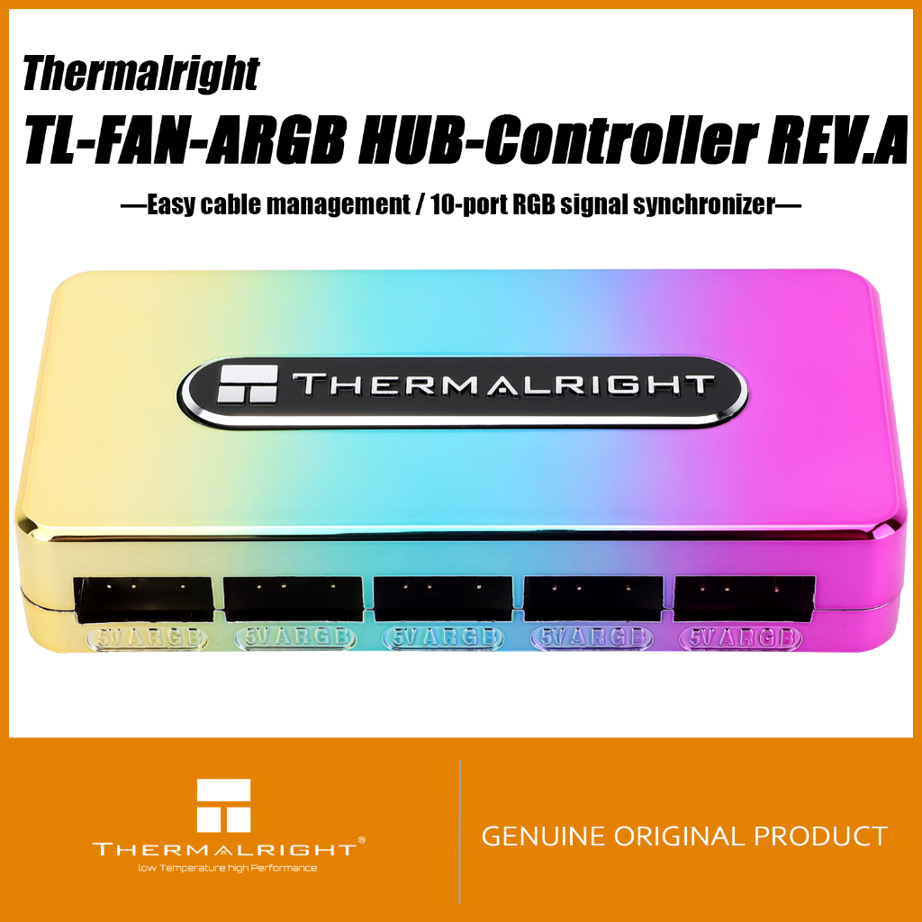 Thermalright FAN-ARGB HUB-Controller REV.A Fan Hub & 5V 3-Pin ARGB ...