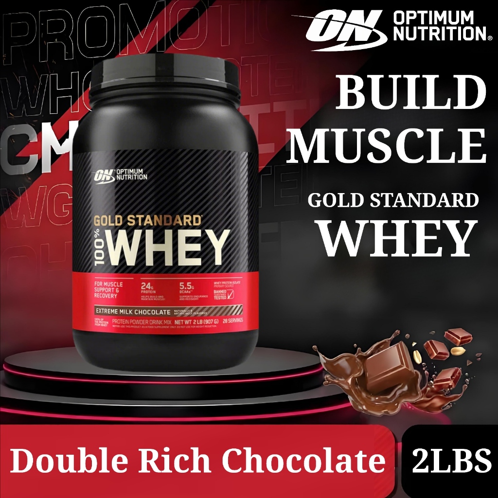 Optimum Nutrition Whey Protein Powder, ON Gold Standard ผงโปรตีนสร้าง ...