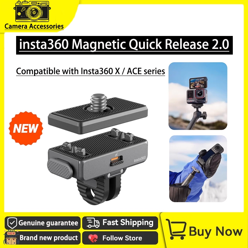 ใหม่ Insta360 Quick Release Mount 2.0 สําหรับ insta360 X3/X4/X5/ X4 Air ...